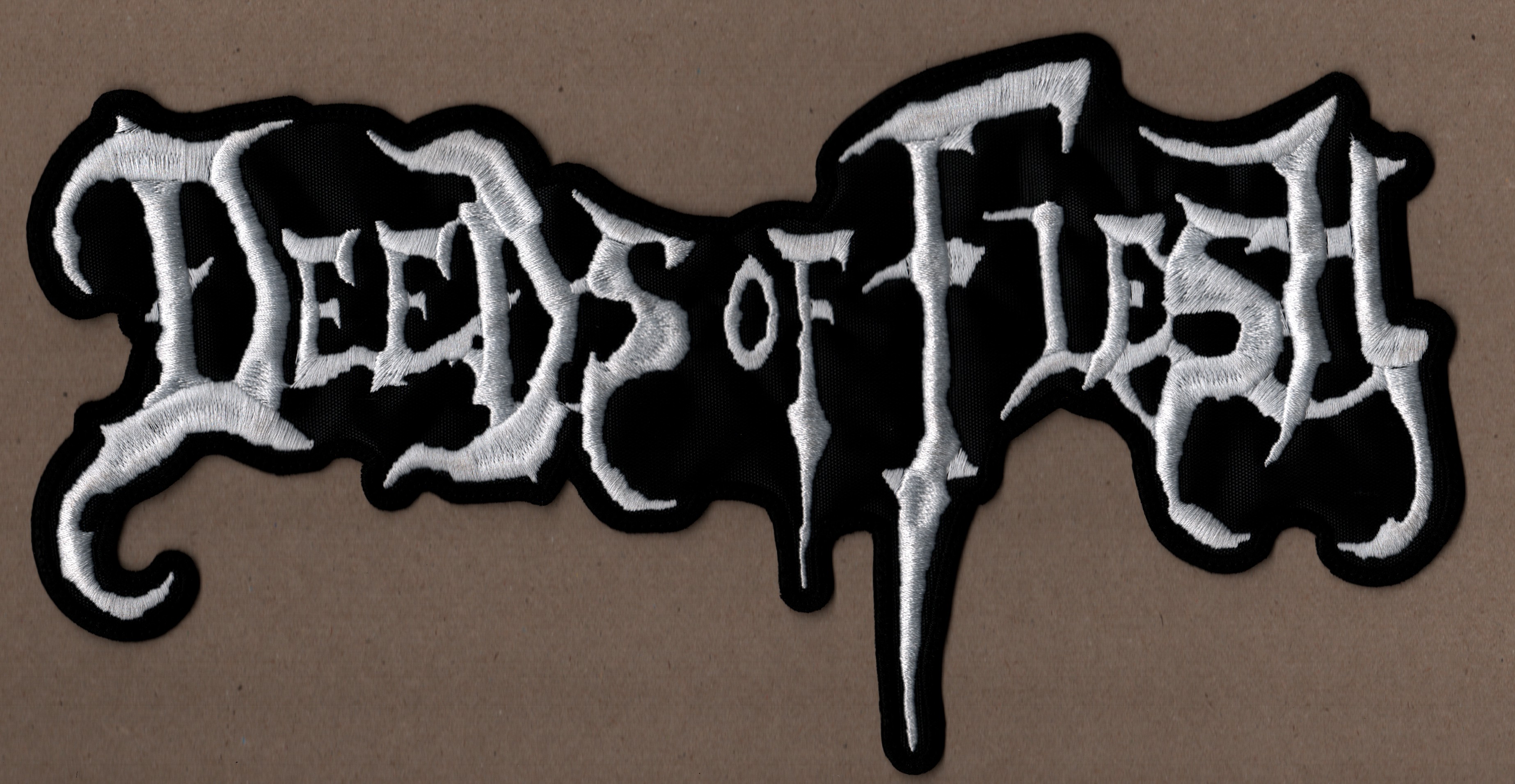 Deeds Of Flesh Logo Deeds Of Flesh Nucleus Strip Patch – Pull